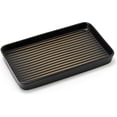 10"×6"×1" Black Bathroom Vanity Tray for Countertop- Ceramic Decorative ...