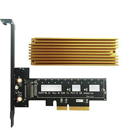 Dual M.2 SSD NVME (m Key) or SATA (b Key) to PCI-e 3.0 x 4 Host ...