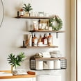 Wall shelves 4+1 Tier Floating Shelves for wall Wooden shelves for ...