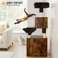 Dextrus Modern Cat Tree, Haven for Feline Friends - 4-in-1 Cat Tree ...