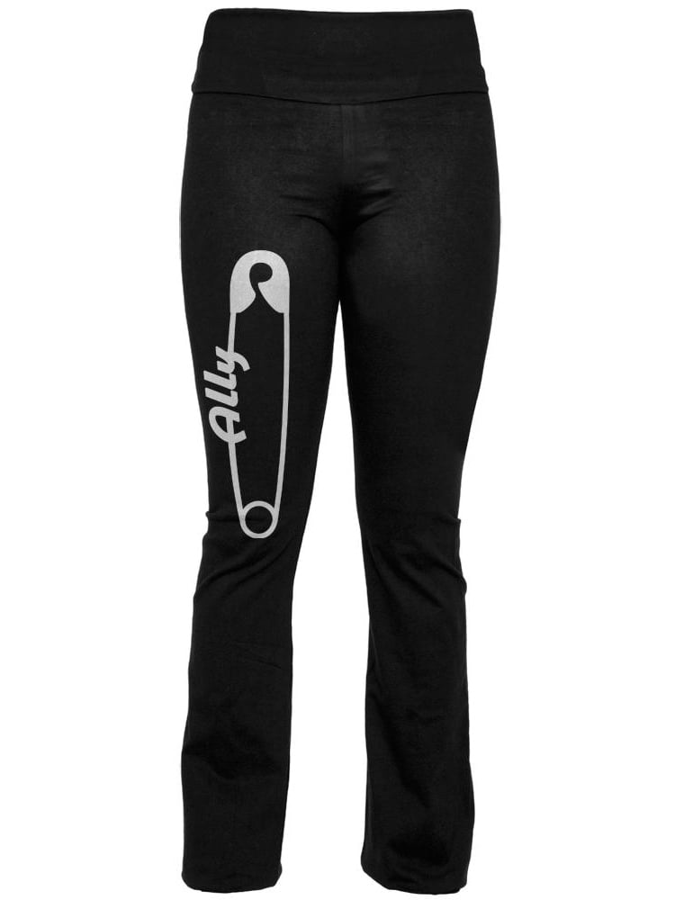 Ally Safety Pin Supporter Yoga Pants - Walmart.com