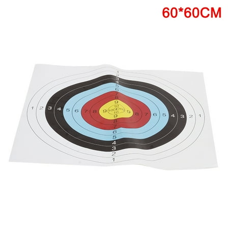 10pcs Archery Targets Paper Face Arrow Bow Shooting Paper for Hunting ...