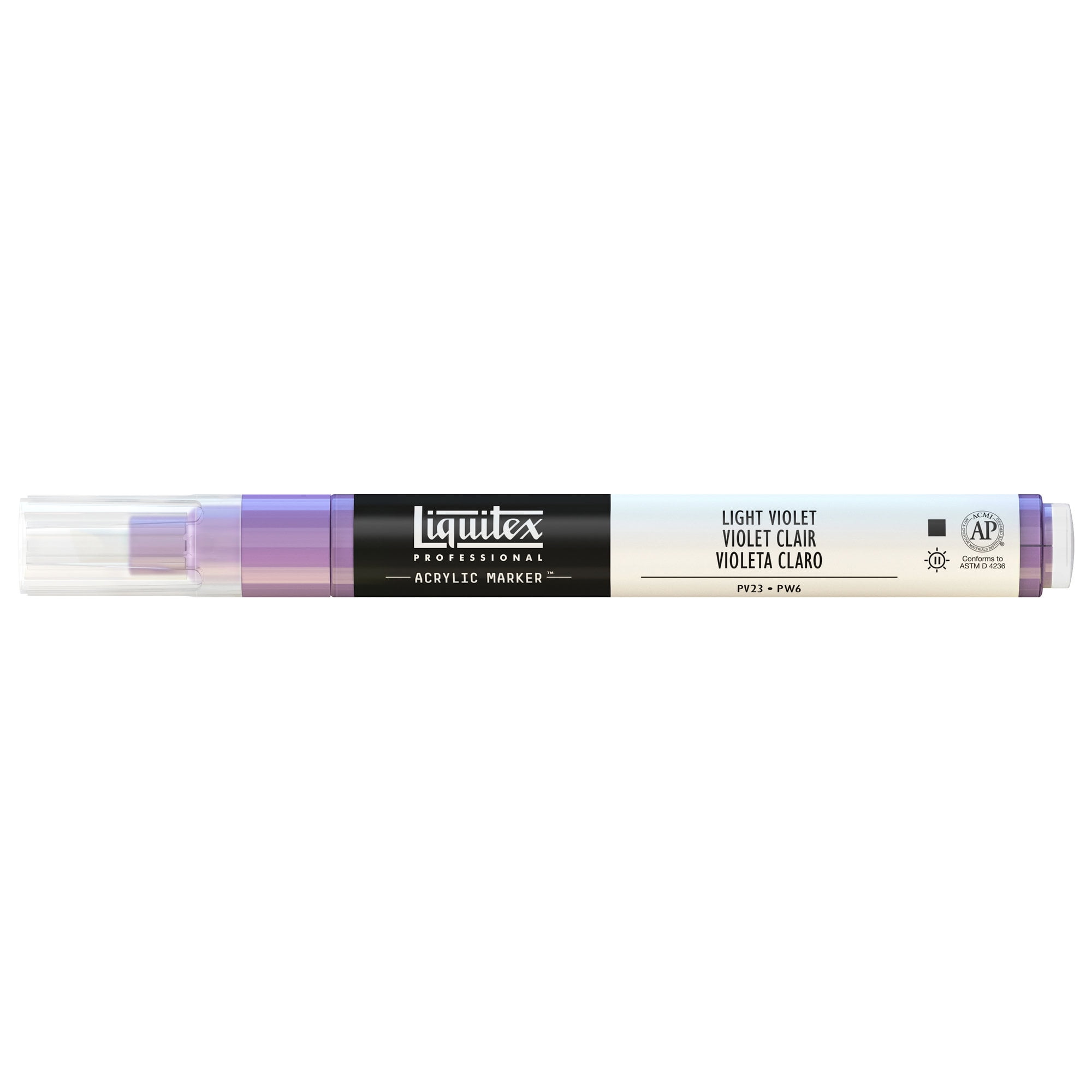 Liquitex Paint Marker, Fine, 2mm Chisel Nib, Light Violet - Walmart.com