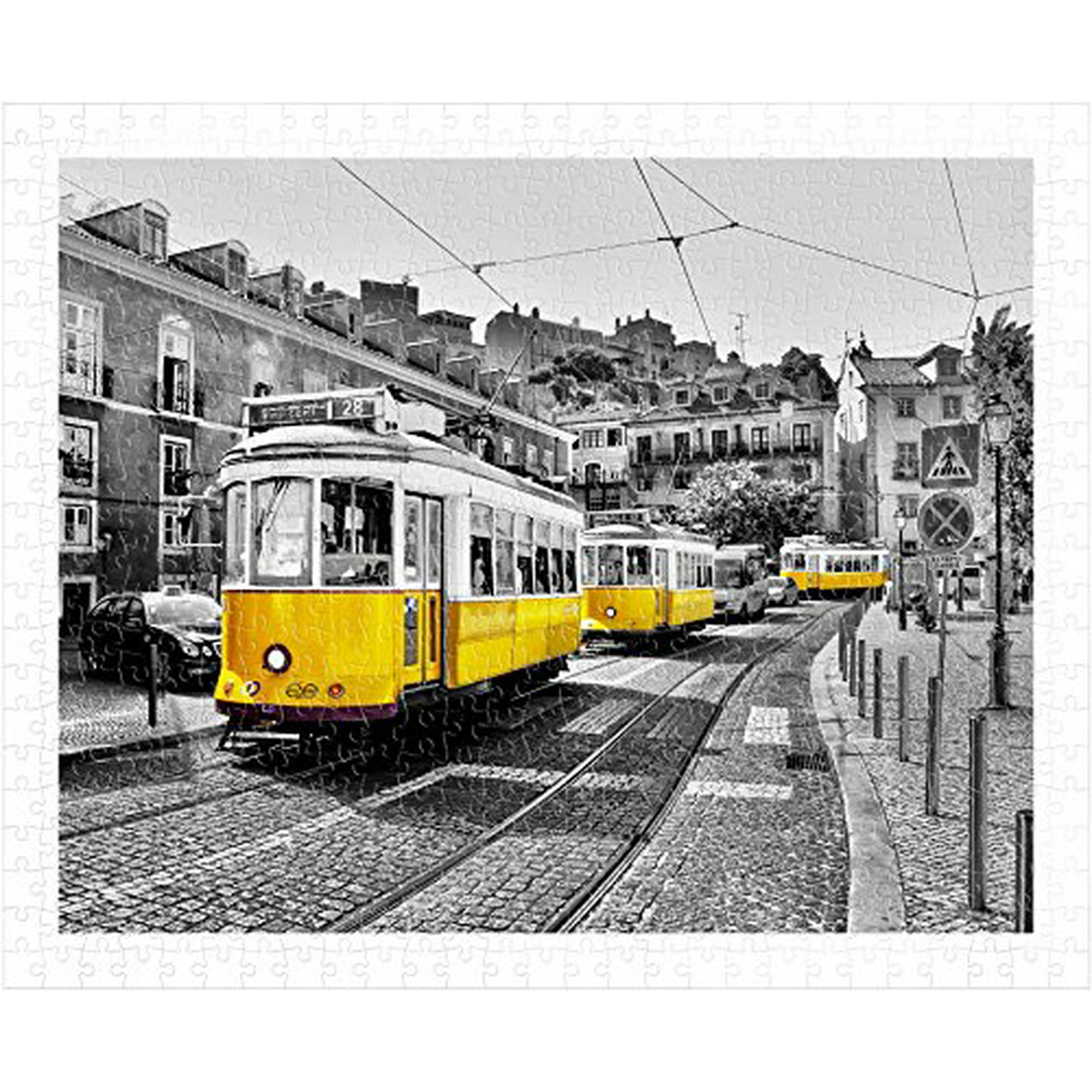 Click here for Pintoo - H1767 - Yellow Trams In Lisbon - 500 Piec... prices