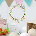 Easter Egg Wreath Door Decoration | Multicolor Foam Simulated Eggs | 11 ...
