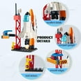 MAXKY DESIGN Space Exploration Shuttle Toys, Building Blocks Set with ...