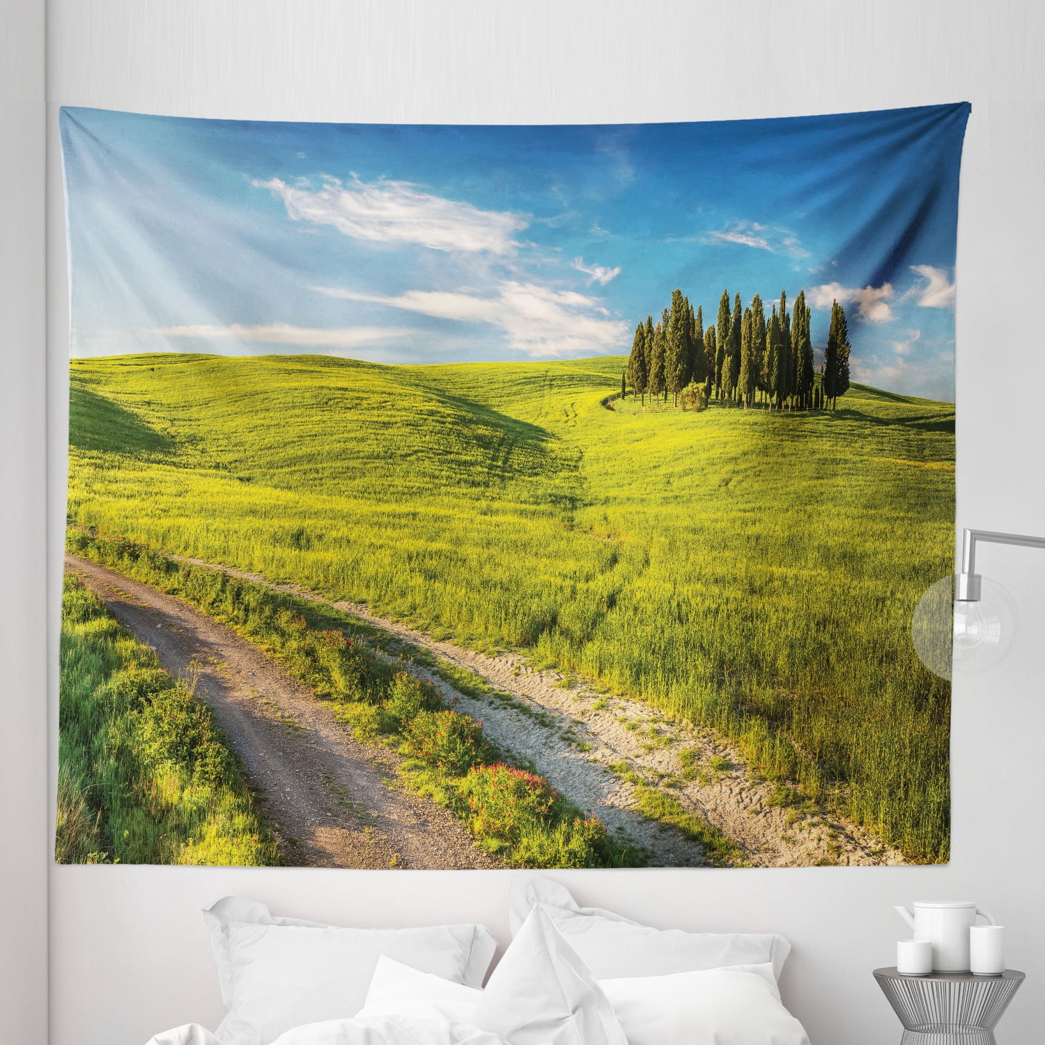 Spring Tapestry, Tuscany Italy Getaway Dreamland Cultivated Land ...