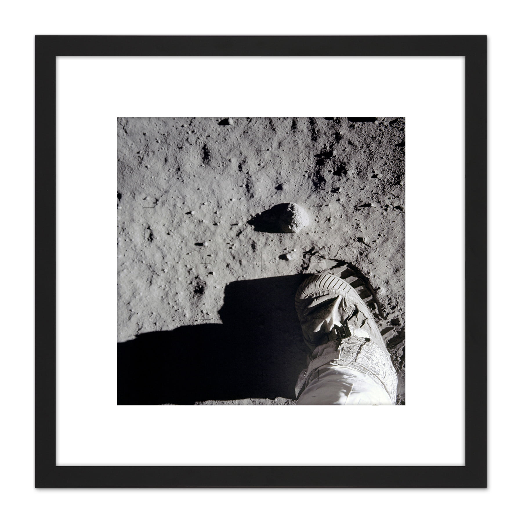 Space NASA Moon Landing Apollo 11 Aldrin's Bootprint Photo 8X8 Inch ...