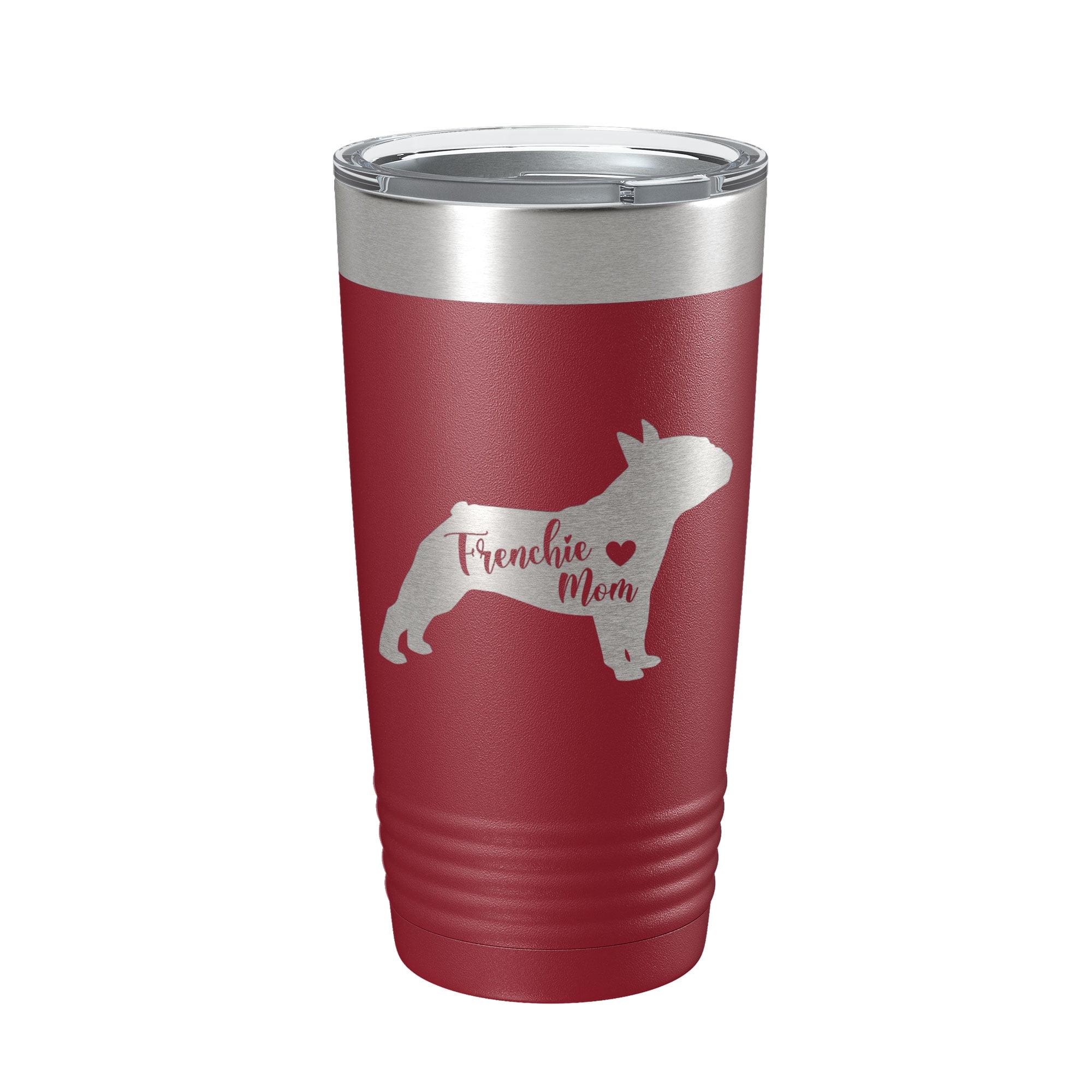 Frenchie Mom Tumbler Dog Travel Mug French Bulldog Gift Insulated Laser ...