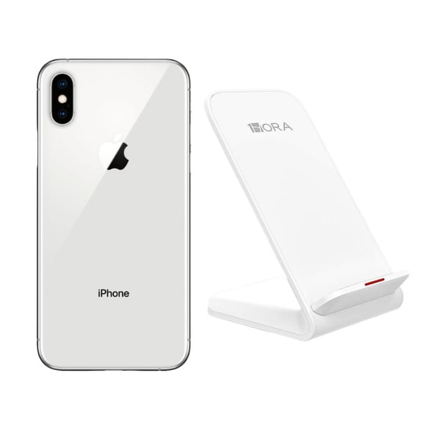 Celular iPhone X Reacondicionado 256gb Plata + Base Cargador Apple ...