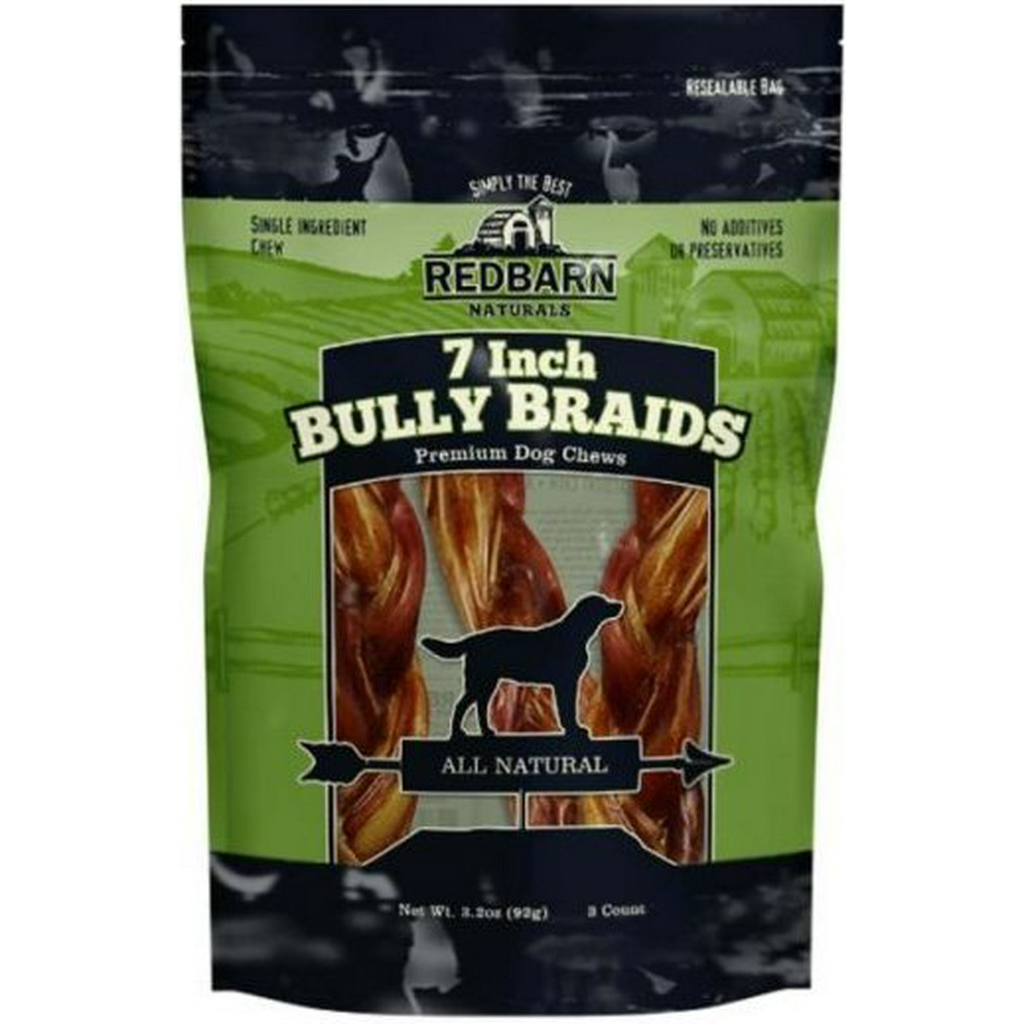 Click here for Redbarn Naturals Braided Bully Sticks 7 Dog Treats... prices
