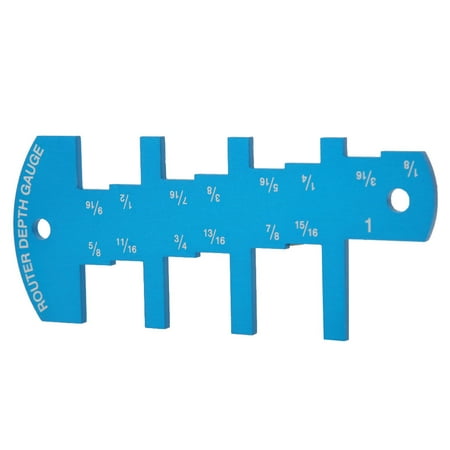 Professional Table Saw Depth Gauge, Durable Blue Colour Router Table ...
