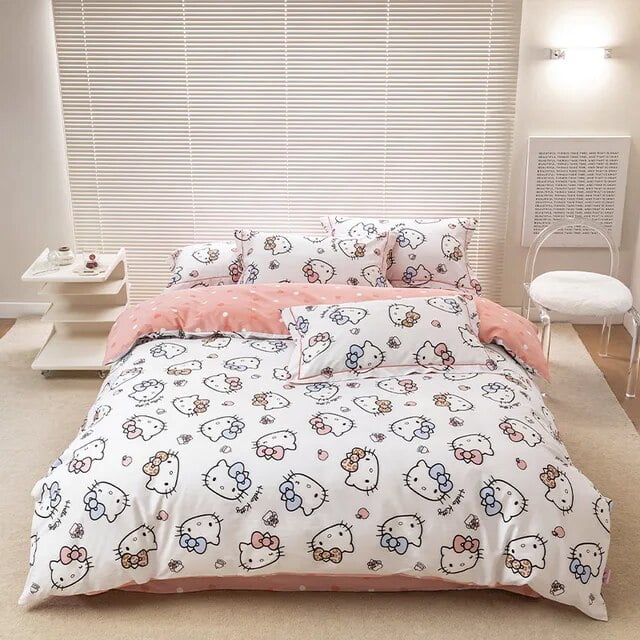 Click here for Sanrio Hello Kitty Bedding Set 100cotton Duvet Cov... prices
