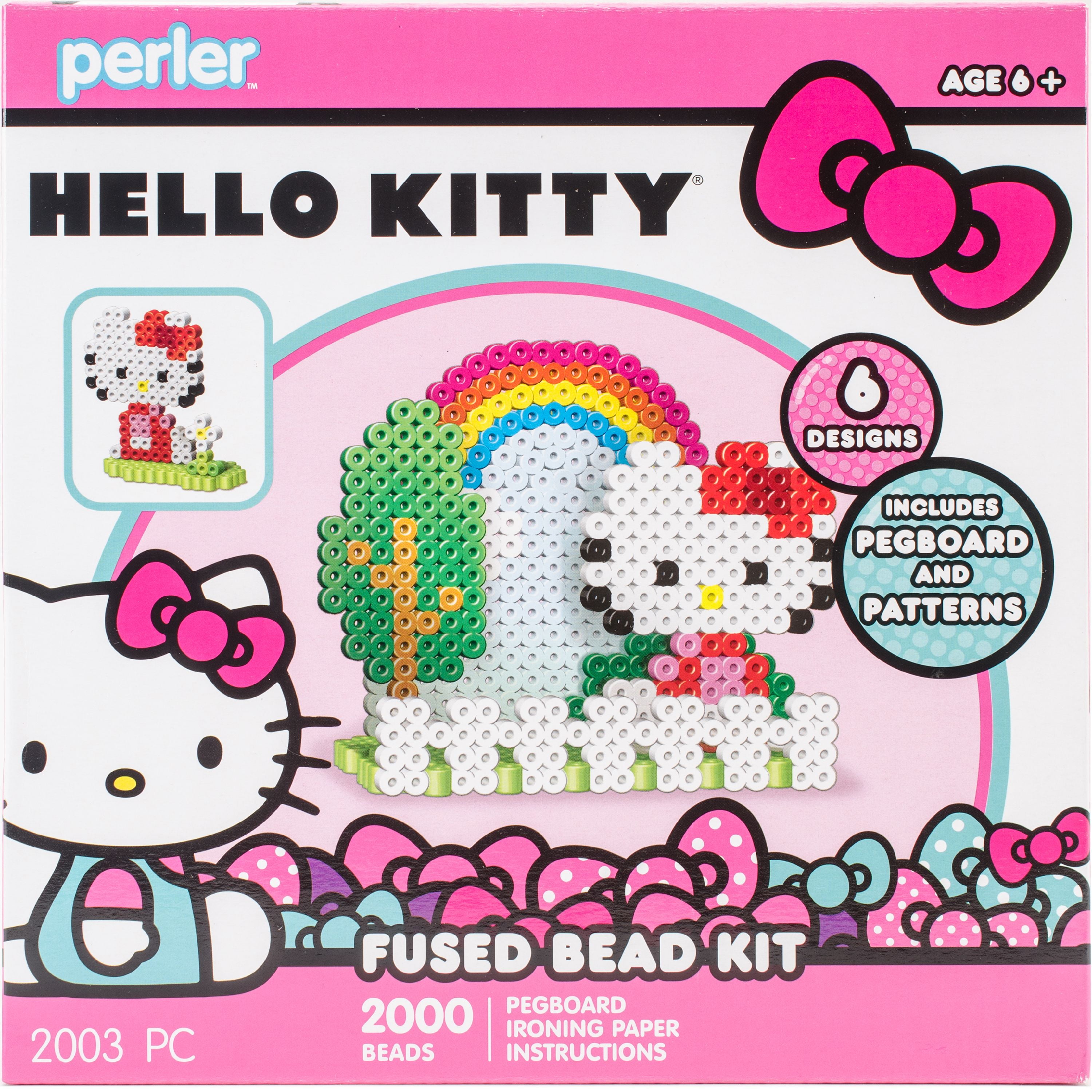 Perler Fused Bead Kit-Hello Kitty - Walmart.com