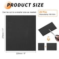 20Pcs 100 Grit Sandpaper, 9 x 11 Inch Sand Paper Alumina Abrasive ...