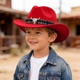 Wxirdiow Girls Cowboy Hat Western Cowboy Hat for Kids Girls with Buckle ...