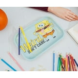 Nickelodeon SpongeBob SquarePants "Weird. Don't Care." Tin Tray | 11 x ...