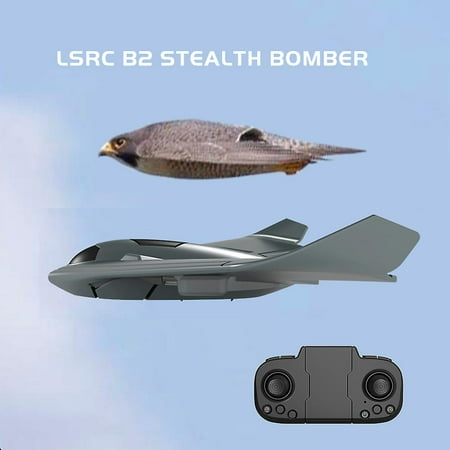 Rc Aircraft 2.4g Remote Control Airplane Aircraft Drone Rc Plane B2 Stealth Bomber 2ch 34cm ...