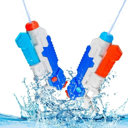 IYEFENG Super Water Gun for Kids, 2 Pack Water Soaker Blaster Squirt ...