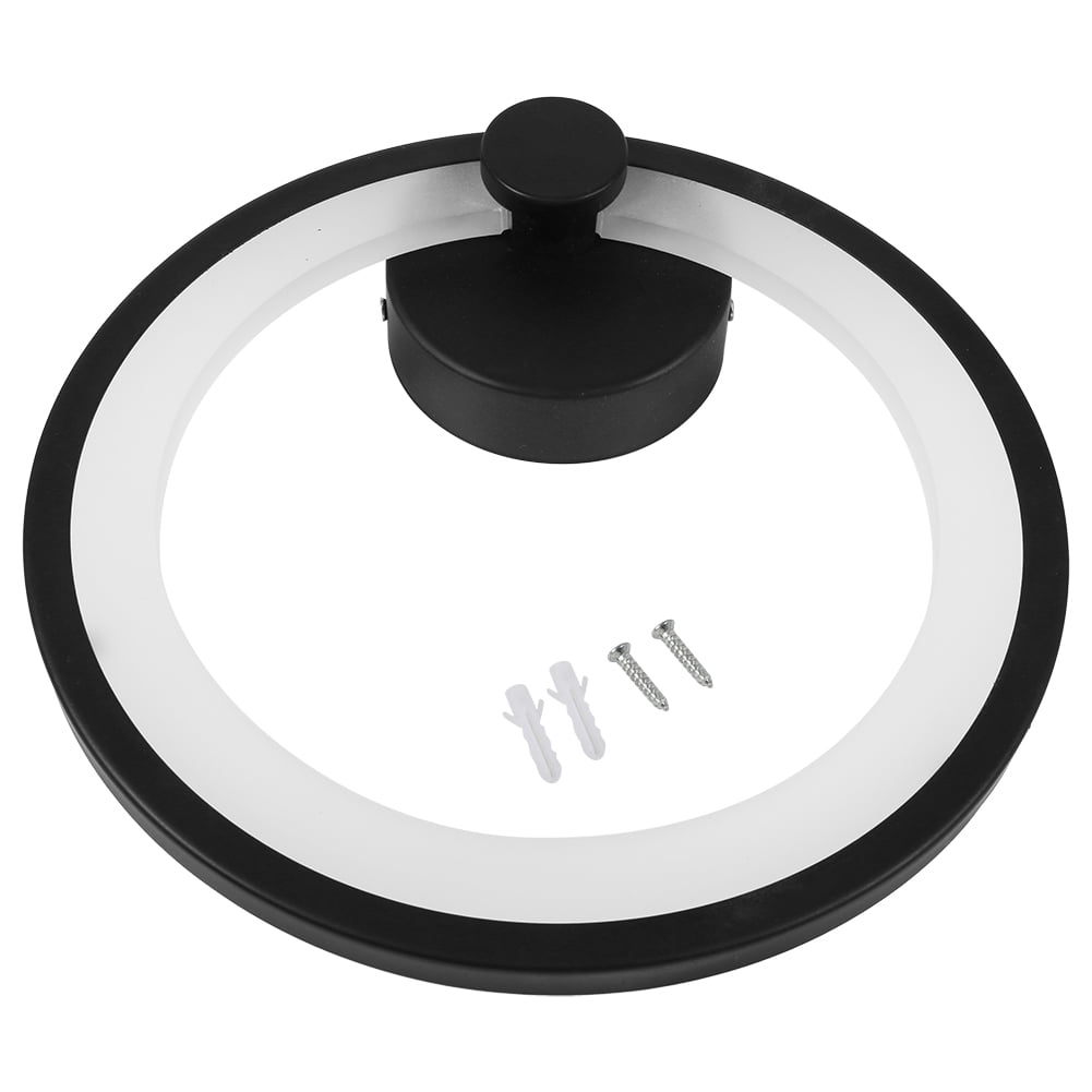 Panel de luces LED redondo moderno de 16W, lámpara de aplique montada ...