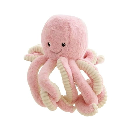 Ocean Pink Smiling Octopus Plush Stuffed Animal Toy, 15.75IN | Walmart ...