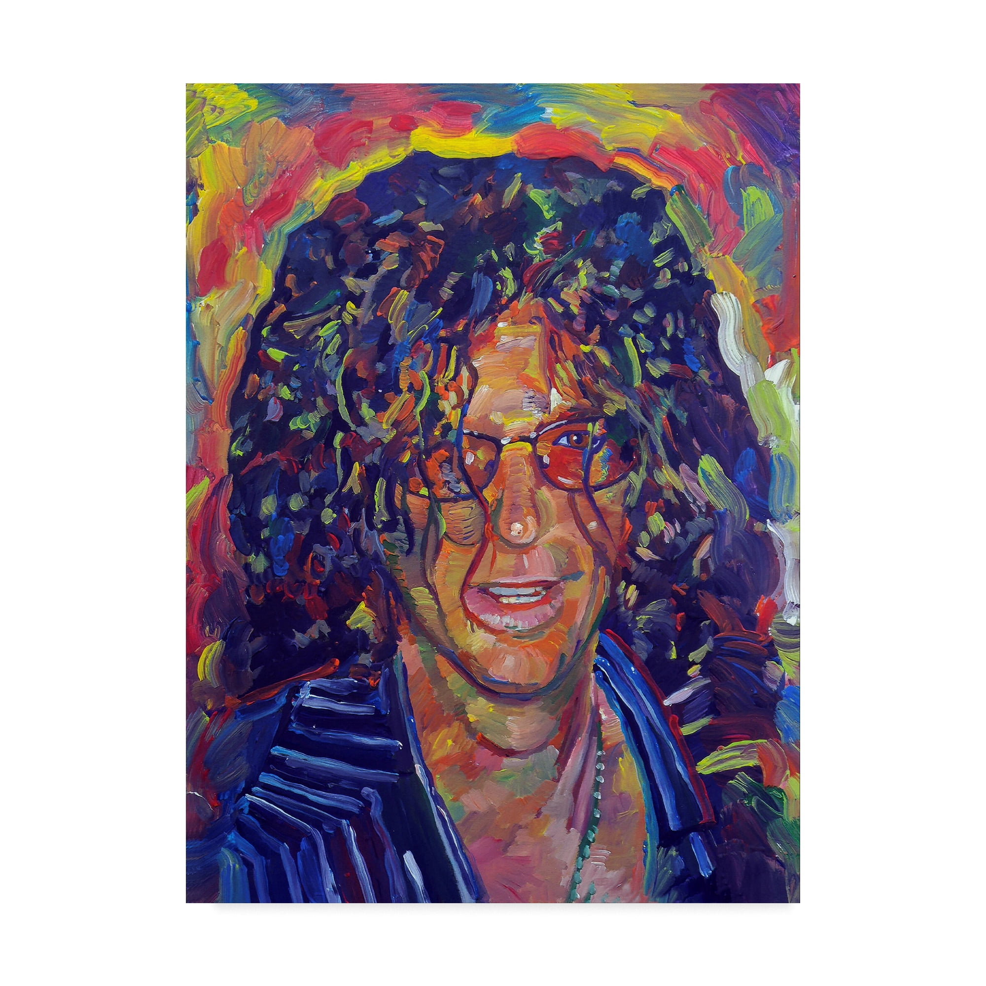 Trademark Fine Art 'Howard Stern' Canvas Art by Howie Green - Walmart.com