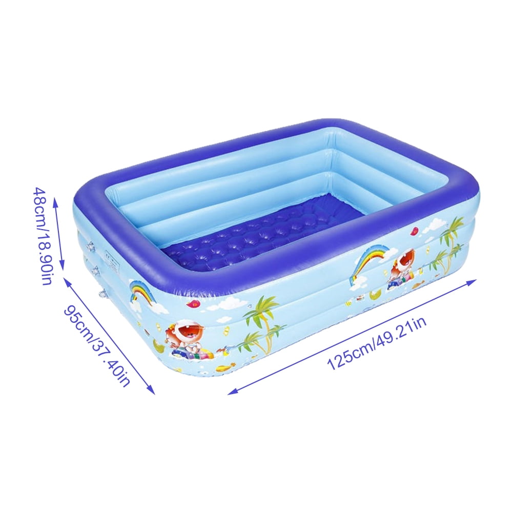 Inflatable Swimming Pool Thick Safe Inflatable Pool Summer Water Party ...