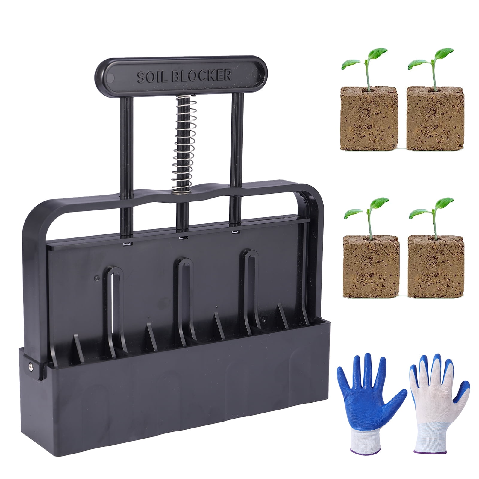 Soil Block Maker No Need Ground Grid 2 inch Soil Block Maker Tool with ...
