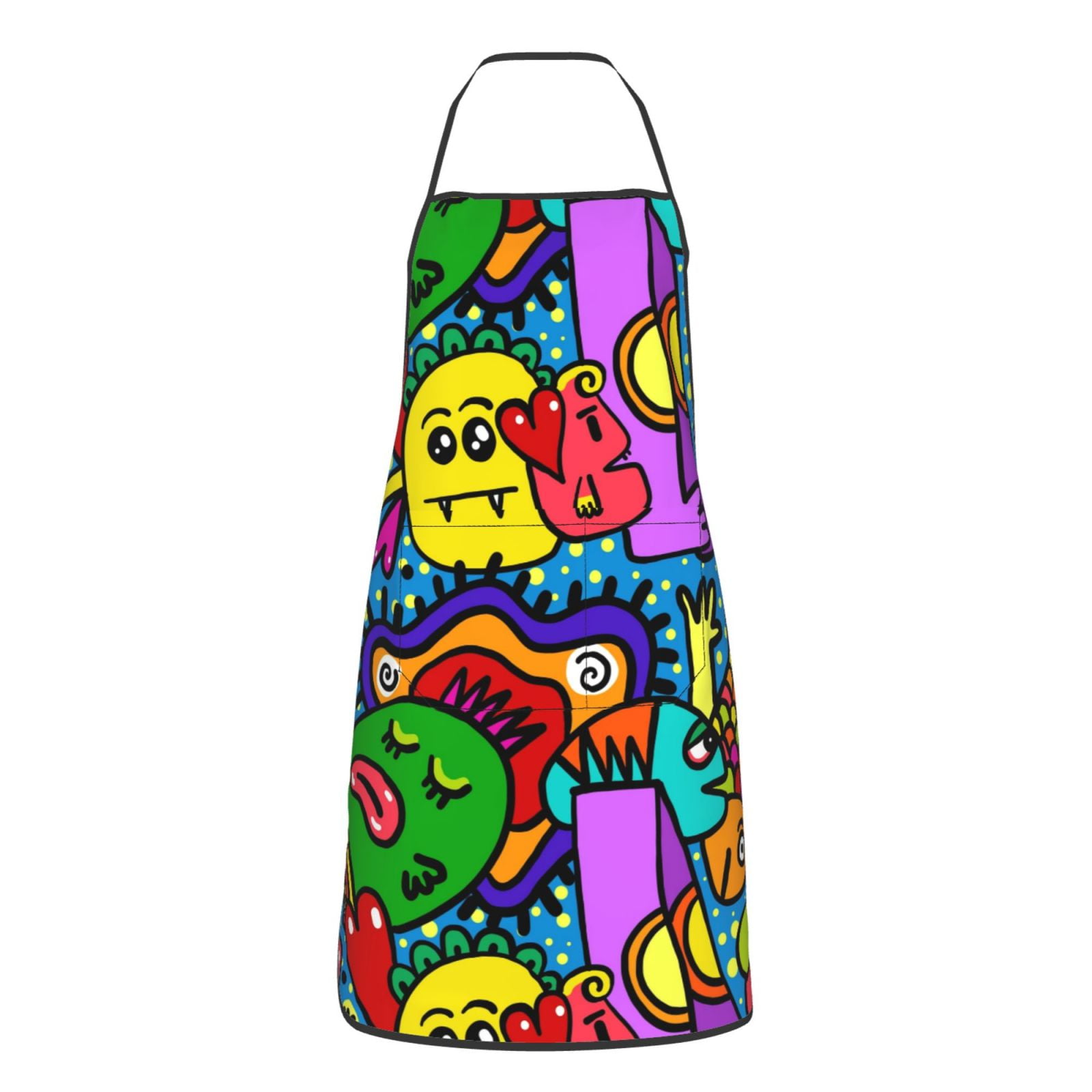 XMXY Chef Aprons with Pockets for Women Men, Funny Cute Colourful ...