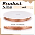 11M Eco-Friendly Copper Wire Copper Beading Wire for Jewelry Making ...