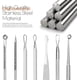 Blackhead Remover Pimple Popper Tool Acne Comedone Zit Extractor Kit ...