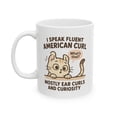 American Curl Cat Coffee Mug Curled Ear Feline Lover Design Cozy Pet ...
