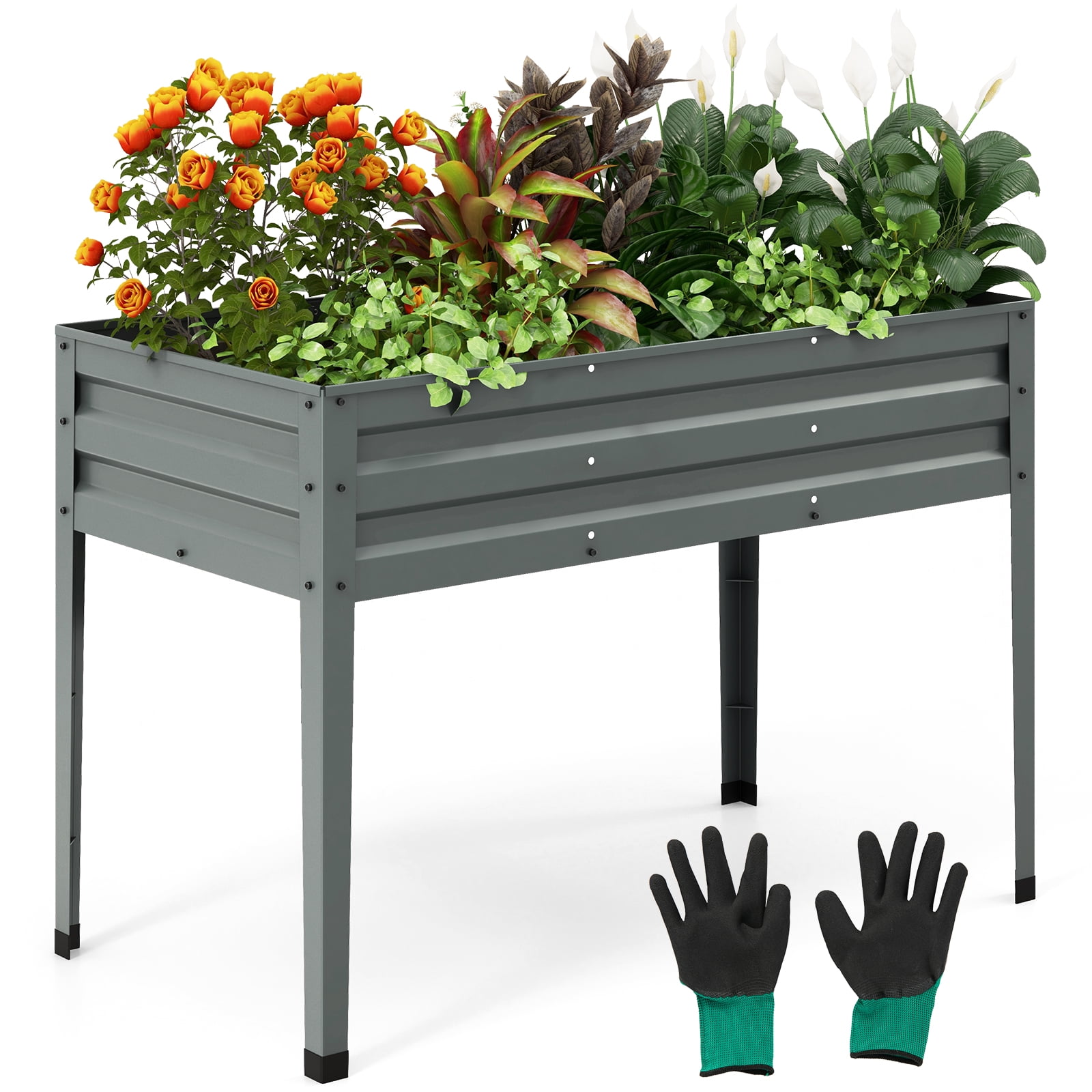 Click here for Patiojoy Elevated Planter Box Freestanding Raised... prices
