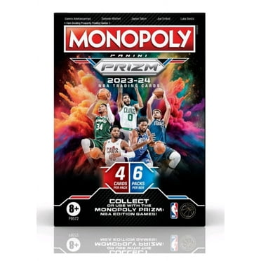 Monopoly Prizm: NBA Edition Board Game with Panini NBA Trading Cards, 2 ...
