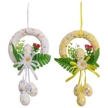 DIY Kit Set of 3 Easter Egg Wreaths - Walmart.com