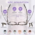 Blue Light Glasses for Boys Girls & Teens, Anti Eye Gaming Glasses ...
