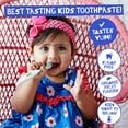 Jack N' Jill Natural Toothpaste for Kids: Safe if Swallowed, Blueberry ...