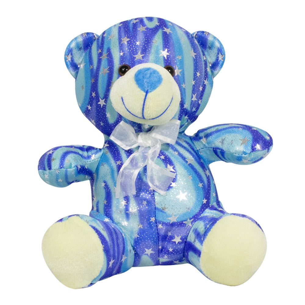 Oso de Peluche Tierno Galáctico Azul Importadora La Merced Tela Suave ...