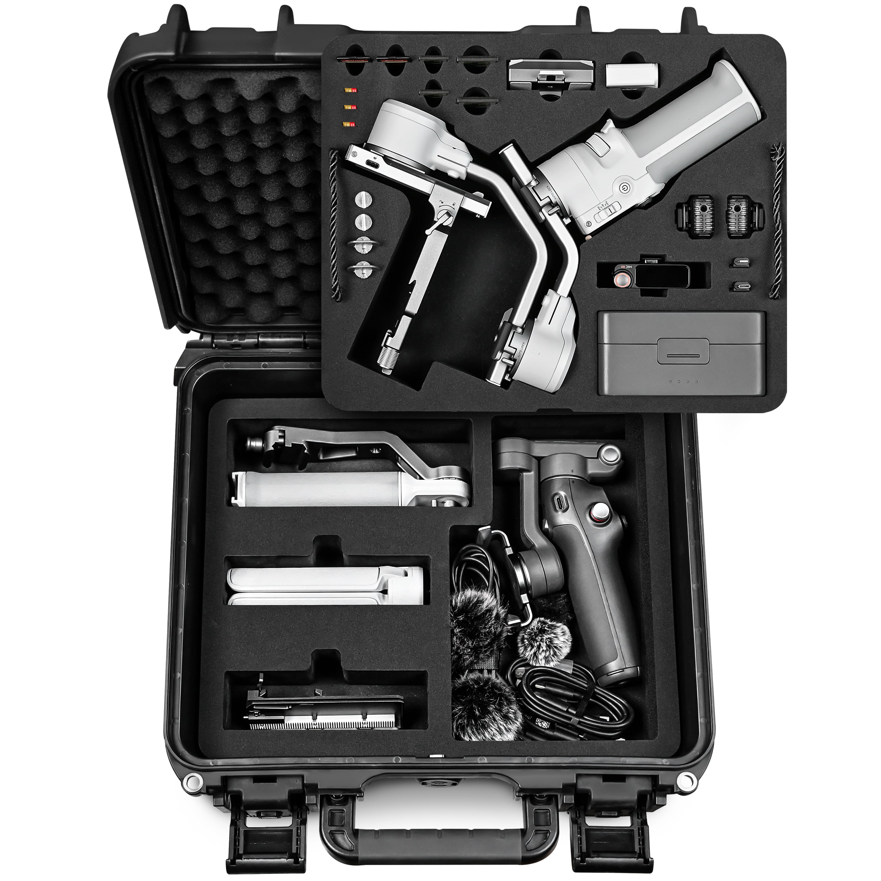 Lekufee Waterproof Hard Carrying Case for DJI RS 4 Mini, Combo, Gimbal ...