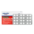 Equate Sinus & Allergy Suphedrine PE Nasal Decongestant Tablets, 24 ...
