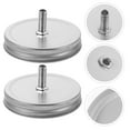 4 pcs Stainless Steel Mason Jar Oil Lamp Cover Mason Jar Alcohol Light ...