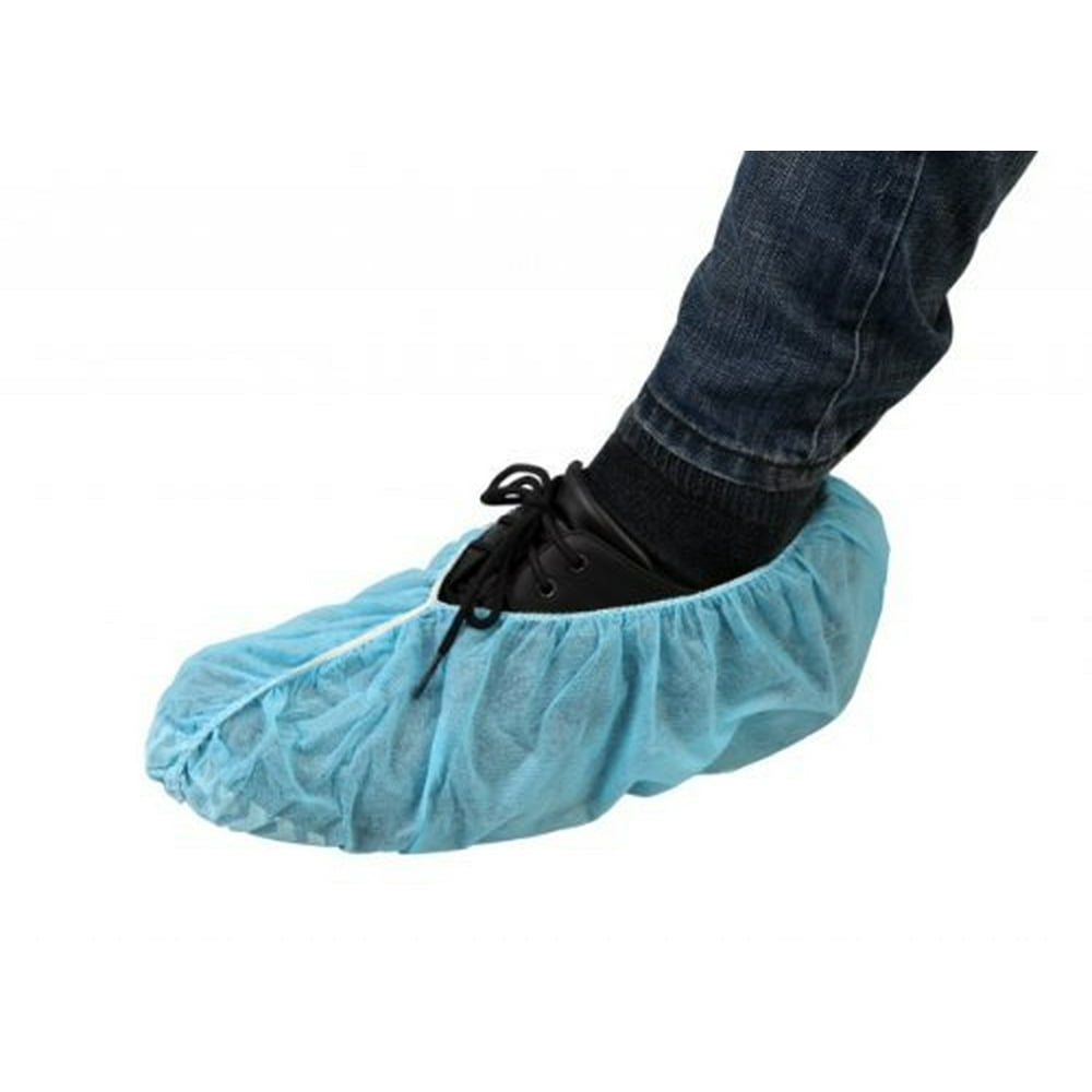 Disposable Shoe Covers - Case of 150 Pairs (Blue (Regular Surface ...