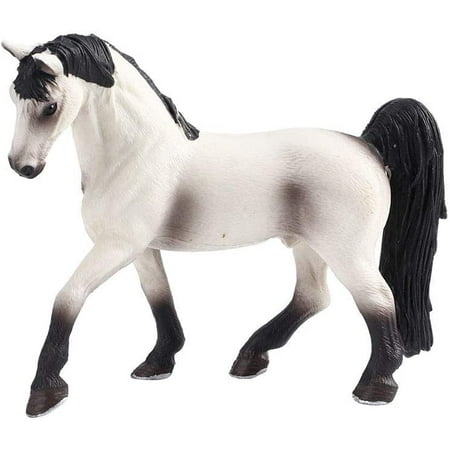 Solid White Horse Model, Plastic Horse Model Toy Simulation Wild Animal ...