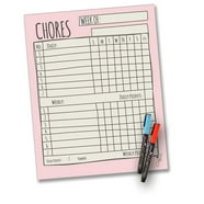 Jennakate Grey Magnetic Multiple Child Behavior Reward Chore Chart ...