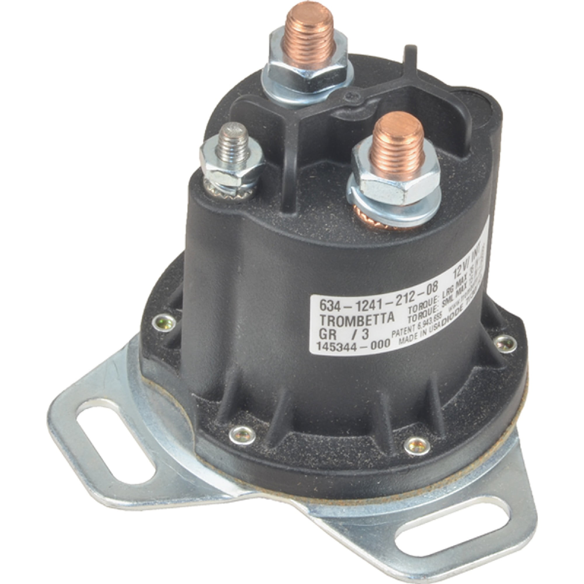 Solenoid 12V 3 Terminals Hydraulic, RV, Grid; TRO-634-1241-212-08 ...