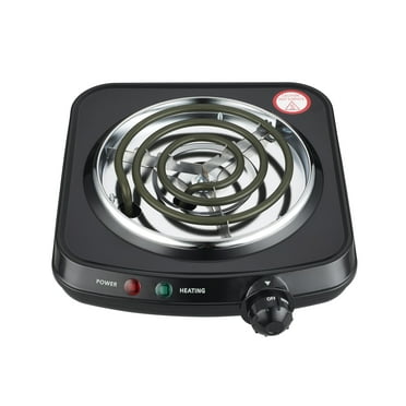 Elite Cuisine Single Cast Electric Burner Hot Plate, Black - Walmart.com