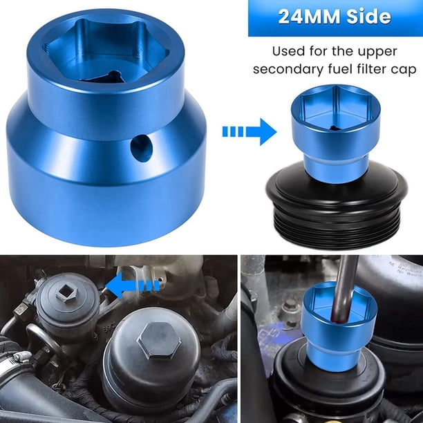 Fuel Filter/Oil Filter Socket 24mm / 36mm Remover and Installer ...
