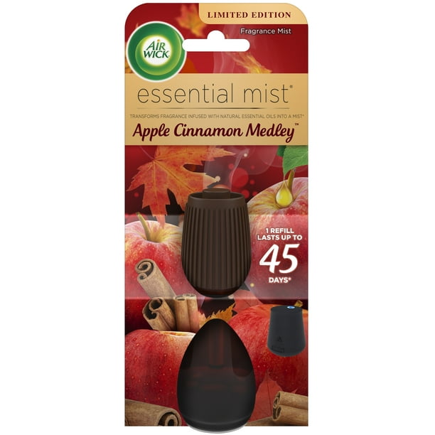 Air Wick Essential Mist Refill, 1 ct, Apple Cinnamon, Essential Oils ...