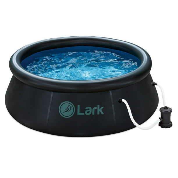 Lark Outdoors 8' ft. x 30" inch Simple Set Inflatable Backyard Above ...