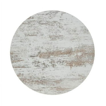 13 in. Sleek Faux Wood Round Charger Plate, Brown - Set of 4 - Walmart.com